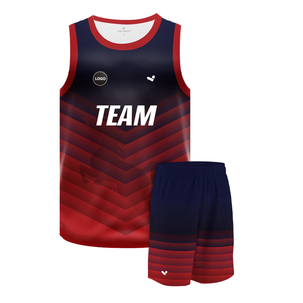 Full Sublimation Basketball Jersey and Shorts - Basketball Team uniform ...
