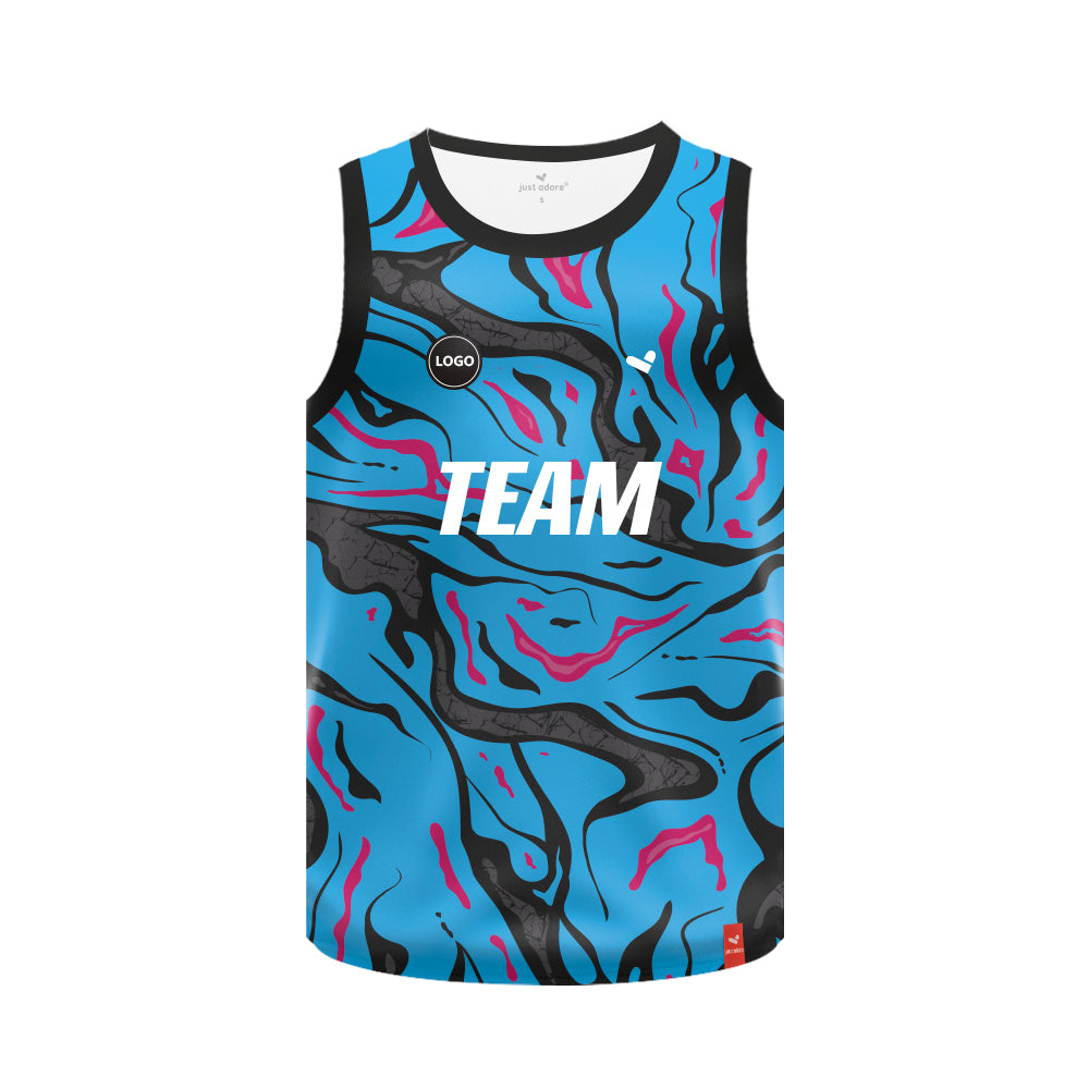 Multicolor Basketball Team Jersey | Custom Vibrant Teamwear – Just Adore